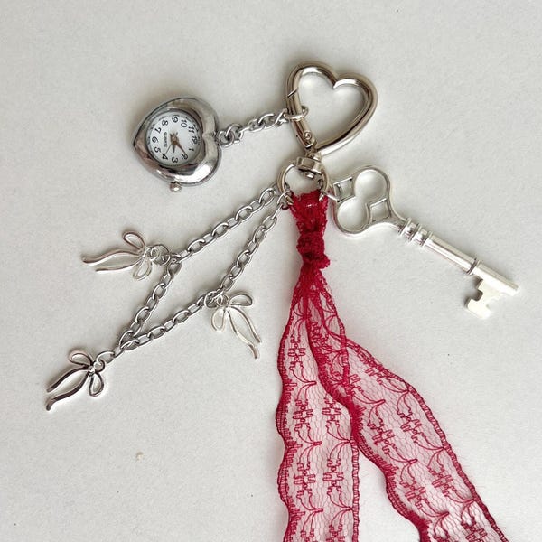 Lace Keychain - Etsy