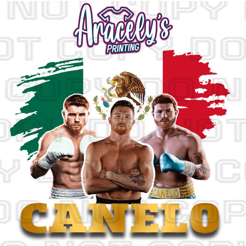 Canelo Alvarez Logo - Etsy