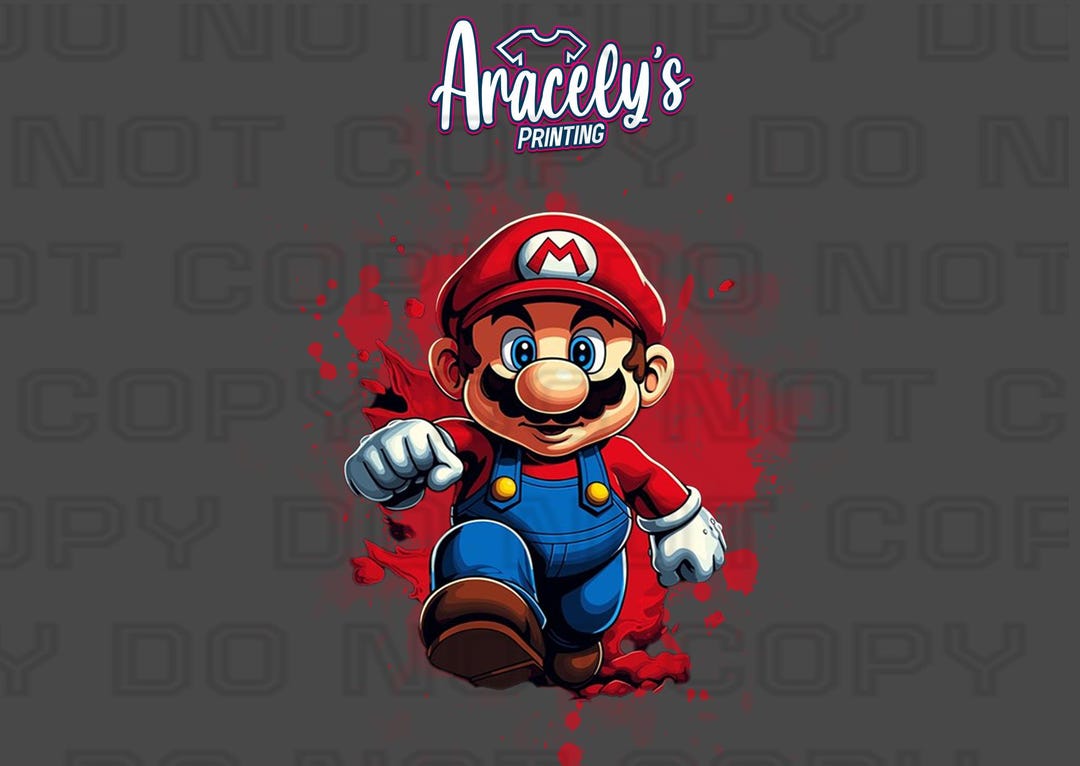 Mario Bros (DESIGN ONLY) - Etsy