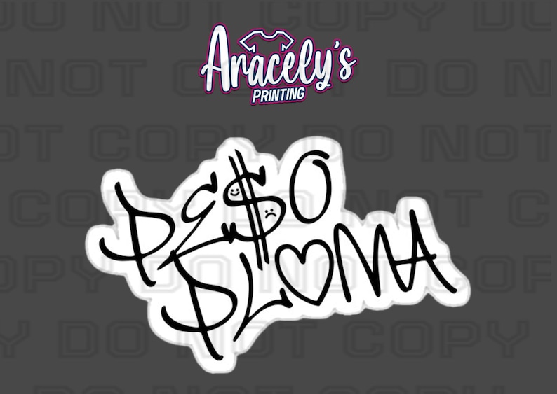 Peso Pluma Logo Png - Etsy