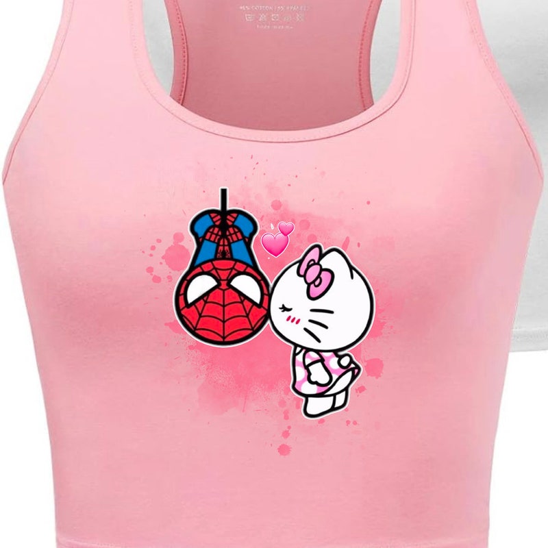Spiderman and Hellow Kitty - Etsy