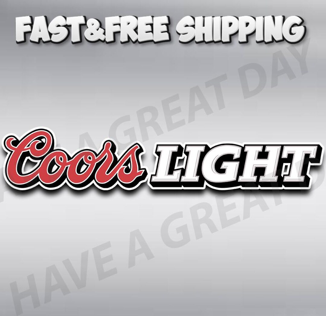 Coors Light Side Logo Vinyl Decal / Sticker 10 Sizes Free Shipping - Etsy