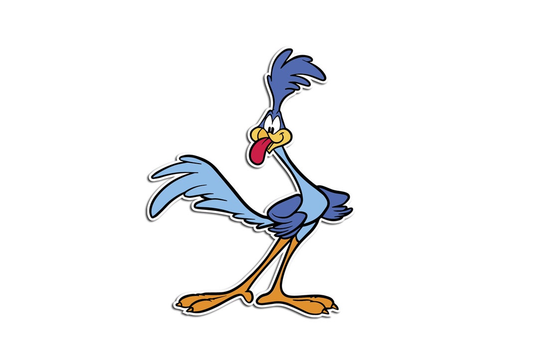 Roadrunner Meep Meep Meet Meet Looney Tunes Sticker / Roadrunner Car ...