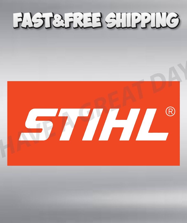 Stihl Tools Sticker Logo Vinyl Decal / Sticker 10 Sizes Free Shipping ...