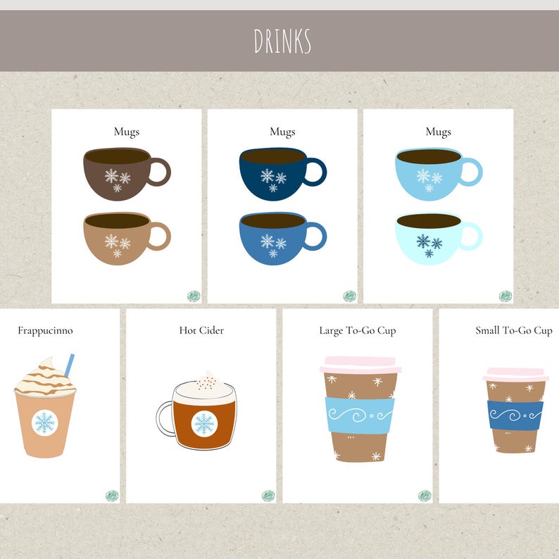 Hot Chocolate Stand Pretend Dramatic Play Printable-hot Cocoa ...
