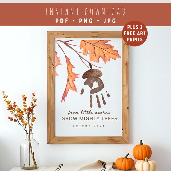 Mighty Oaks From Little Acorns Grow - Etsy