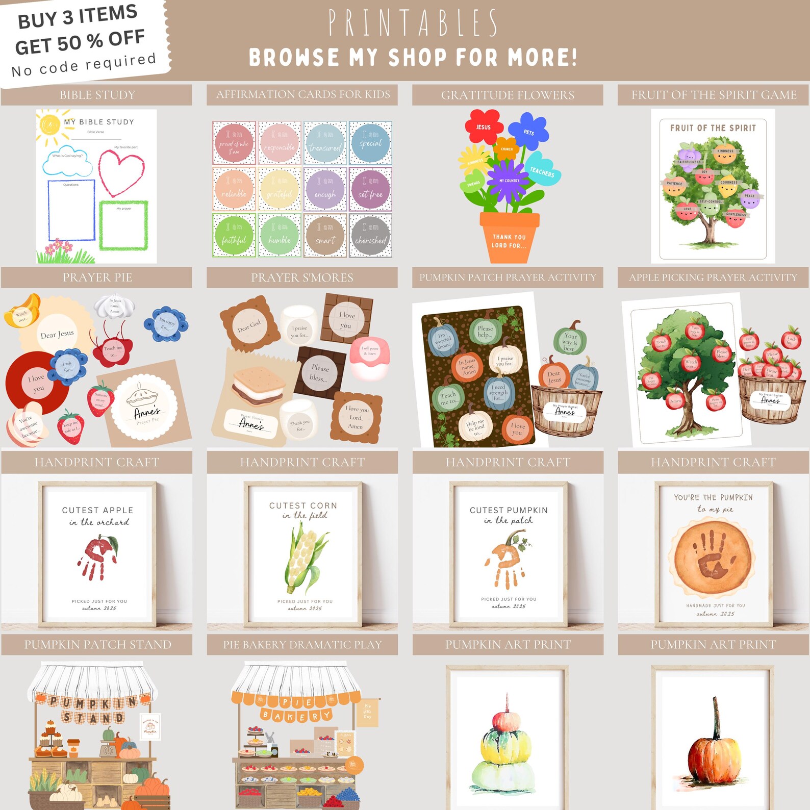 Fruit Stand Dramatic Play Printable-pretend Play Farmers Market-kids ...