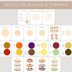 Pie Bakery Dramatic Play Printable-build A Pie Sequencing Recipe Cards ...