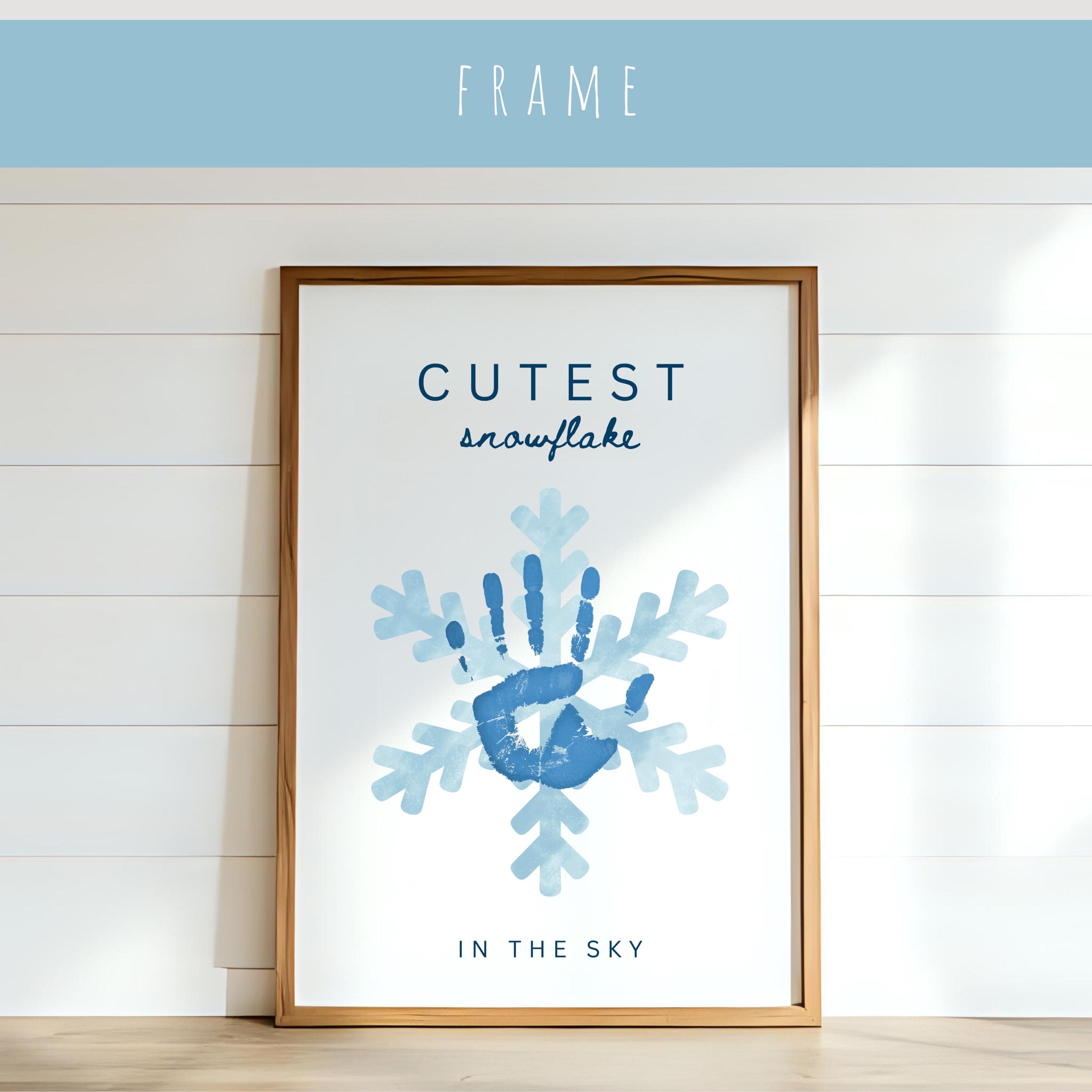 Winter Handprint Craft Bundle Printables-snowflake, Snowman, Snow ...