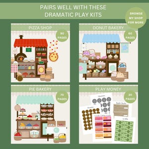 Sandwich Shop Dramatic Play Kit-sub Sandwich Pretend Play-cafe Role ...