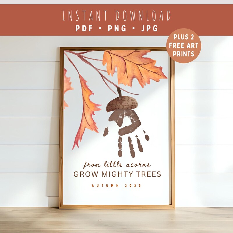 Mighty Oaks From Little Acorns Grow - Etsy
