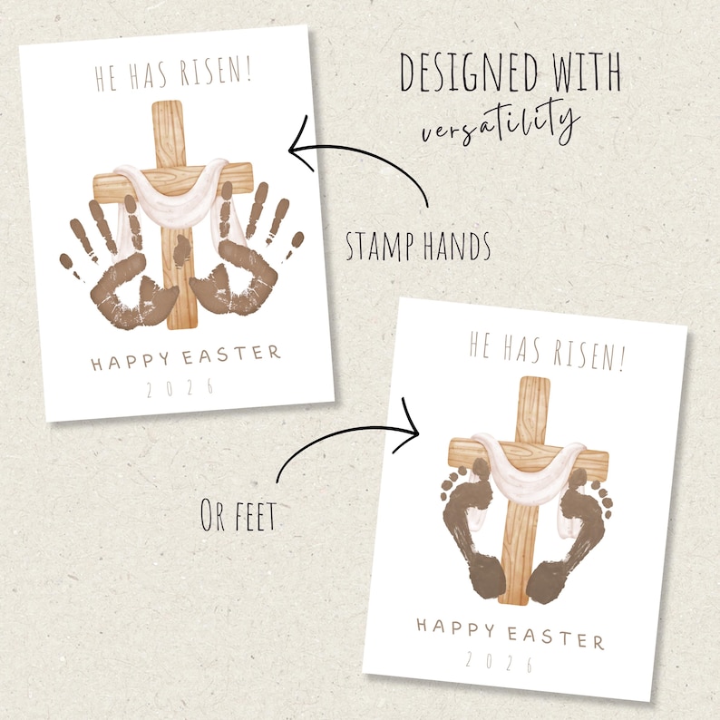 Christian Easter Handprint Craft Bundle Printable-holy Week Bible ...