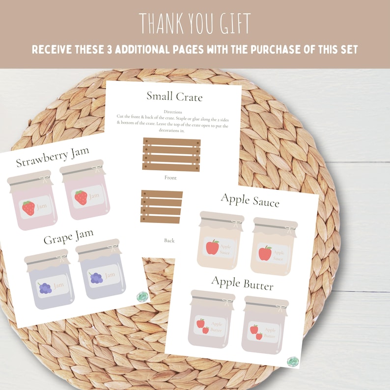 Fruit Stand Dramatic Play Printable-pretend Play Farmers Market-kids ...