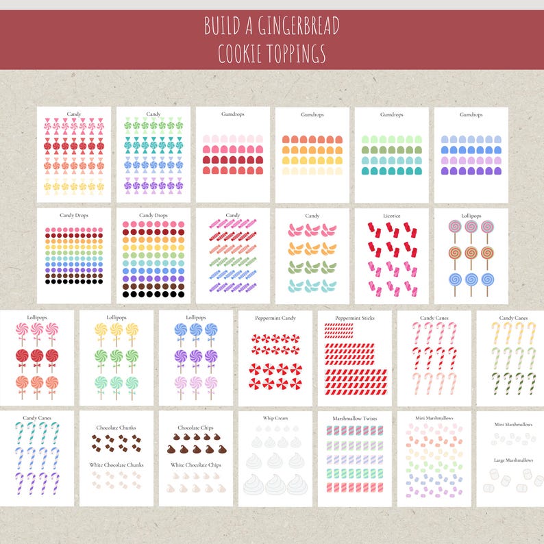 Gingerbread Bakery Pretend Dramatic Play Printable-holiday Cookie ...