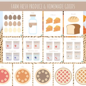 Farmer's Market Dramatic Play Printable-farmers Market Pretend Play ...