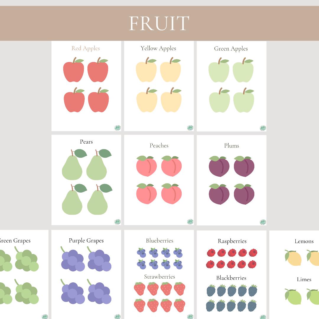 Fruit Stand Dramatic Play Printable-pretend Play Farmers Market-kids ...
