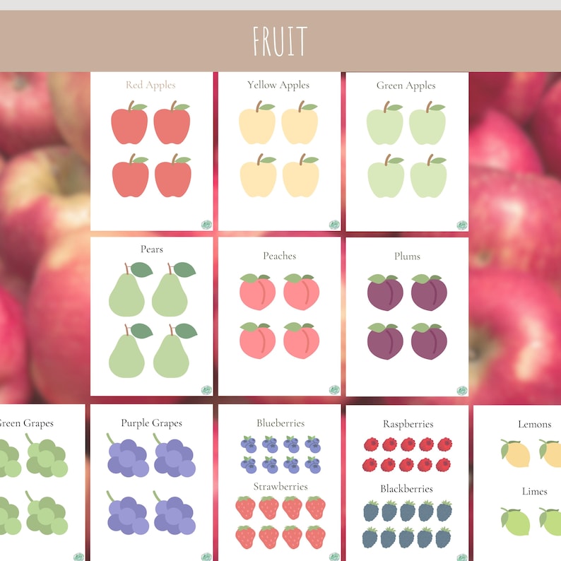 Fruit Stand Dramatic Play Printable-pretend Play Farmers Market-kids ...