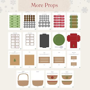 Christmas Bakery Dramatic Play Printable-christmas Shop Pretend Play ...