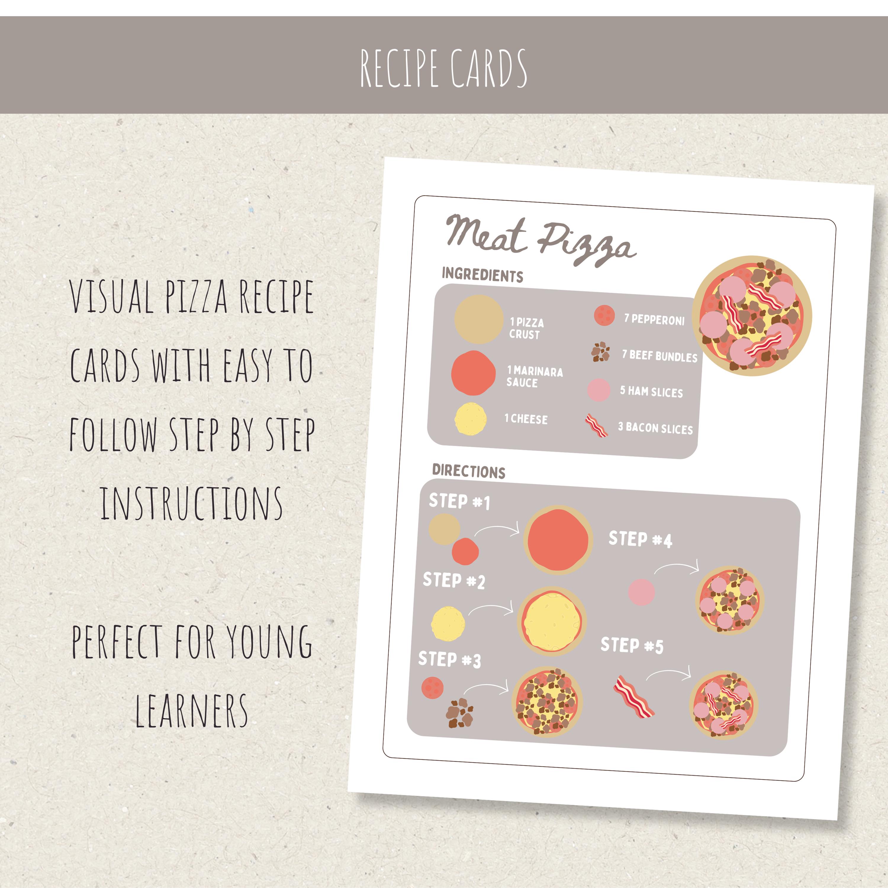 Pizza Shop Pretend Play Printables-pizzeria Dramatic Food-build A Pizza ...