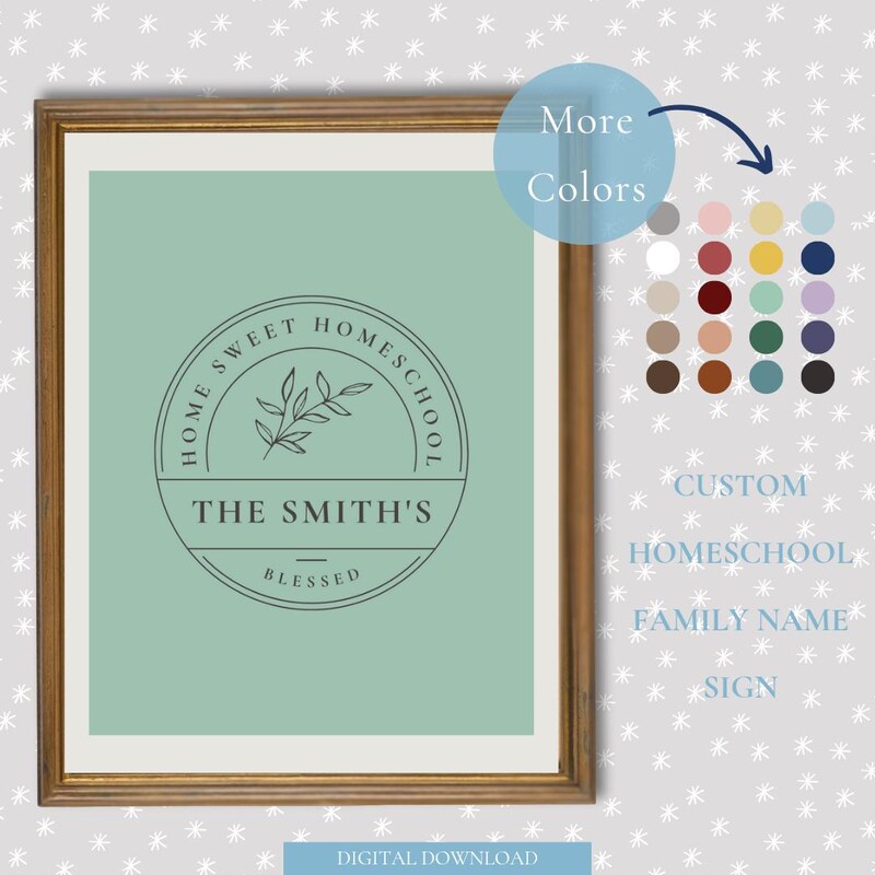 Homeschool Wall Art - Etsy