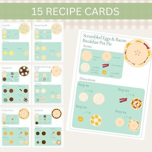 Build A Pie Kid Craft Activity Printable PDF Instant Download-preschool ...