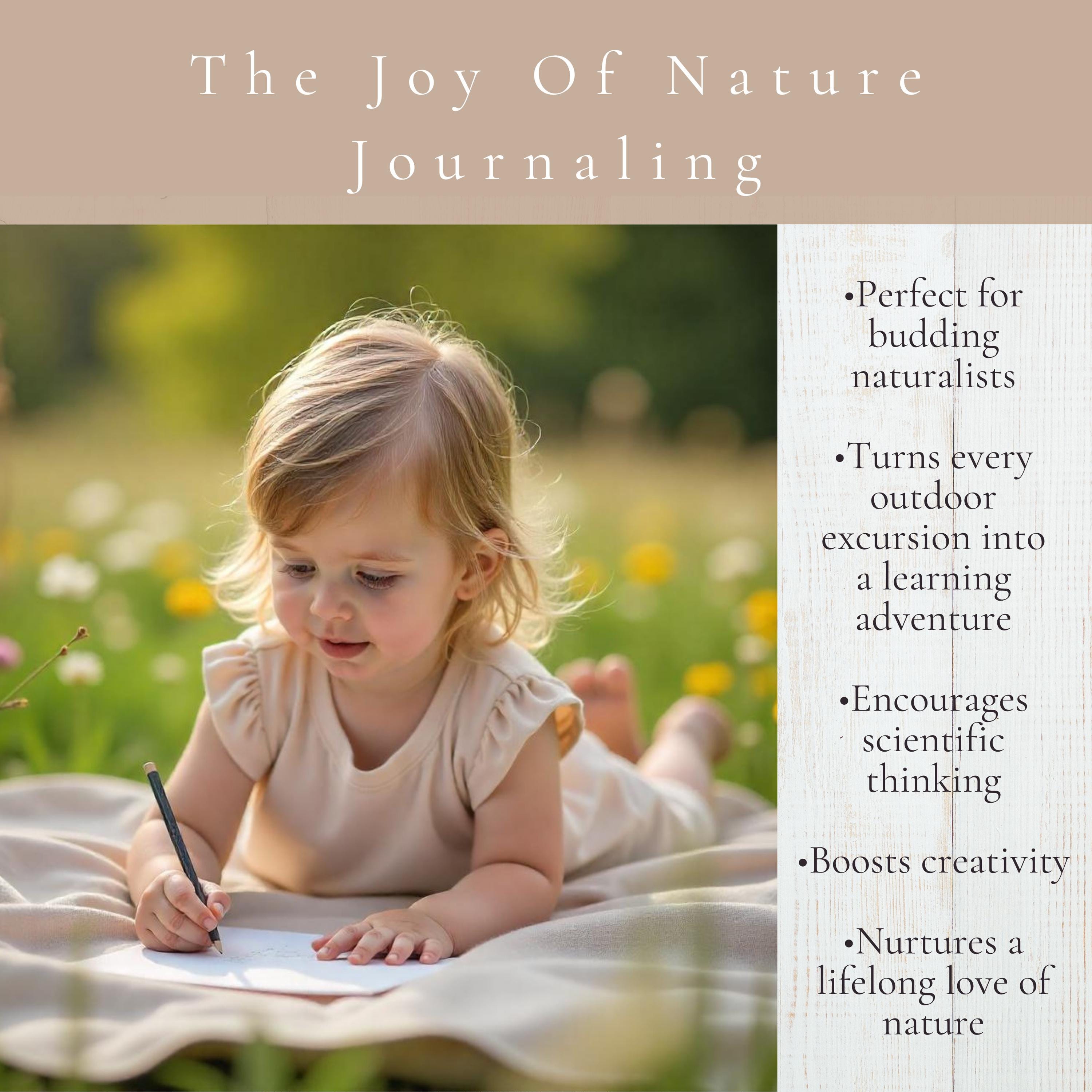 Kids Nature Journal Printable Pdf-homeschool Summer Outdoor Learning ...