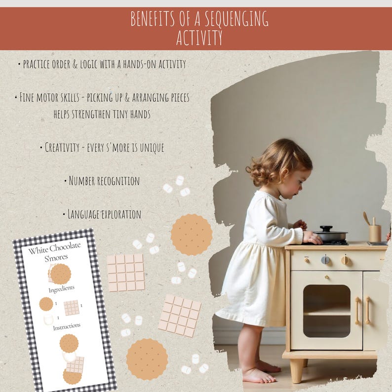 Build A Smore Sequencing Craft Activity Printable-preschool Montessori ...