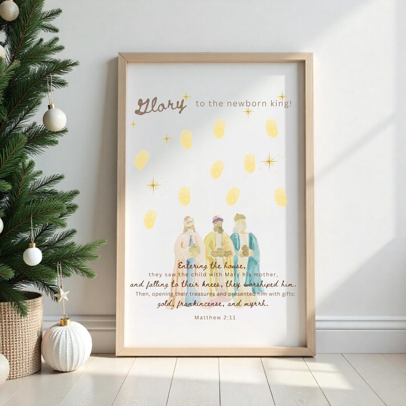 Christian Christmas Handprint Craft Bundle Digital Download-nativity ...