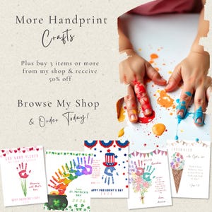 Winter Handprint Craft Bundle Printables-snowflake, Snowman, Snow ...