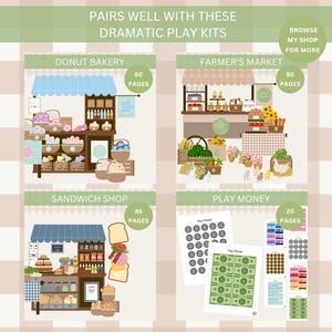 Pie Bakery Dramatic Play Printable-build A Pie Sequencing Recipe Cards ...