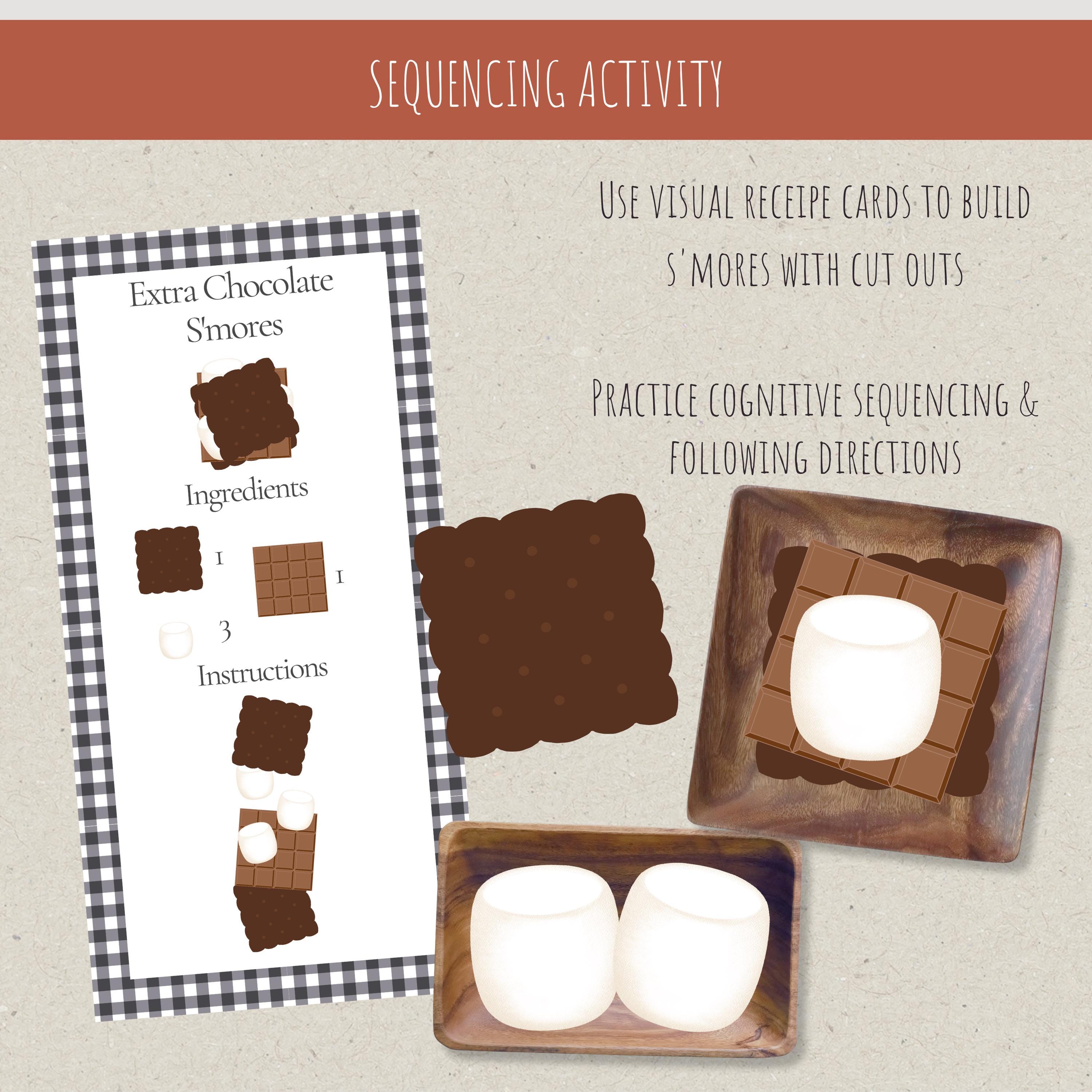 Build A Smore Sequencing Craft Activity Printable-preschool Montessori ...