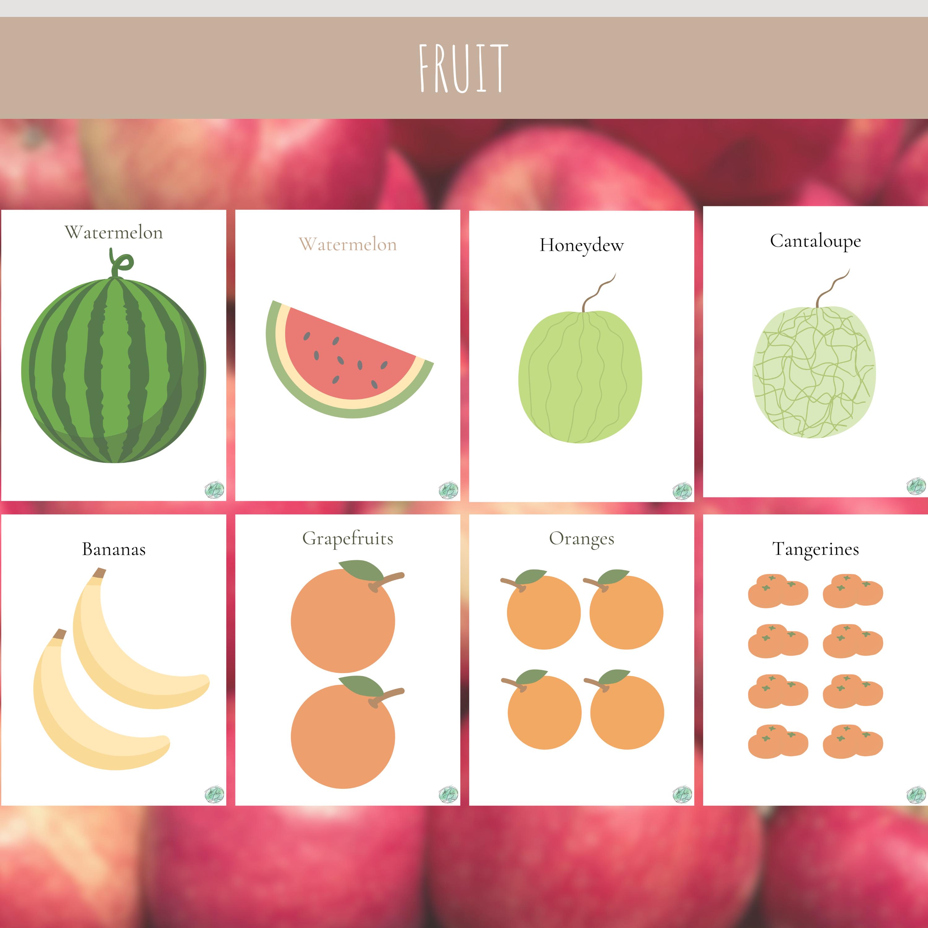 Fruit Stand Dramatic Play Printable-pretend Play Farmers Market-kids ...