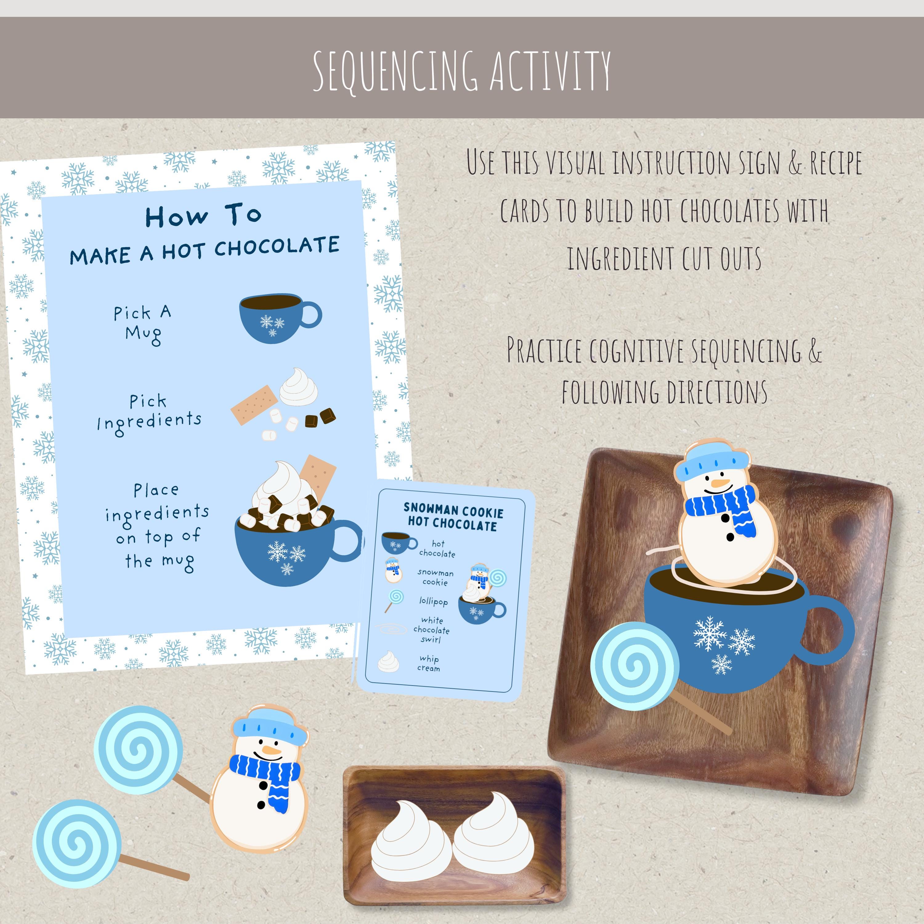 Hot Chocolate Stand Pretend Dramatic Play Printable-hot Cocoa ...