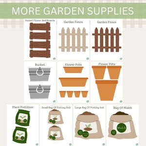 Garden Shop Dramatic Play Printable-kids Spring Gardening Store Pretend ...