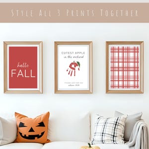 Fall Apple Handprint Craft Printable-cutest Apple in the Orchard ...