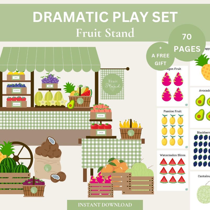 Dramatic Play Food - Etsy