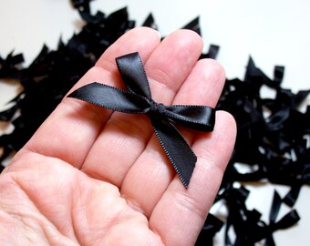 Small Black Bow | Etsy