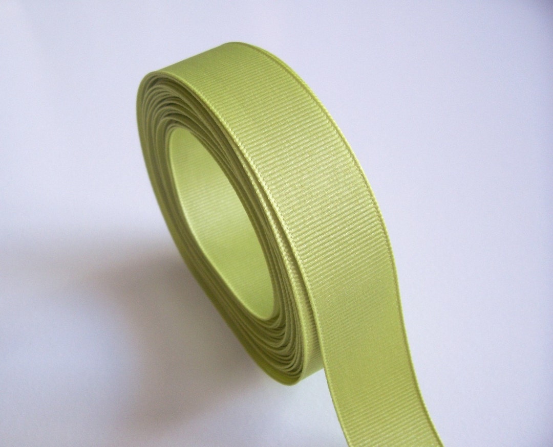 Green Ribbon Lime Green Grosgrain Ribbon 7/8 Inch Wide X 10 - Etsy