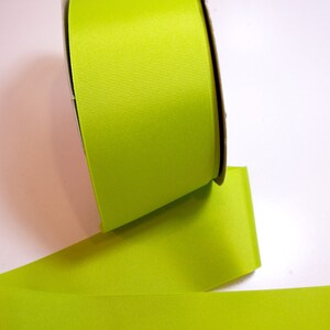 Wide Green Ribbon, Offray Lime Green Grosgrain Ribbon 3 Inches Wide X 5 ...