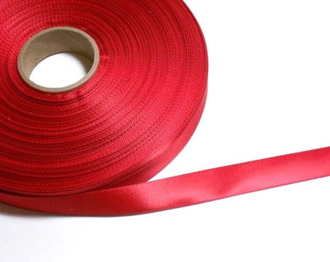 Red Ribbon, Single-faced Red Satin Ribbon 5/8 Inch X 10 Yards, 275 - Etsy