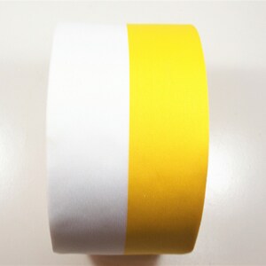 Extra Wide Ribbon Yellow and White Stripe Grosgrain Ribbon 4 - Etsy