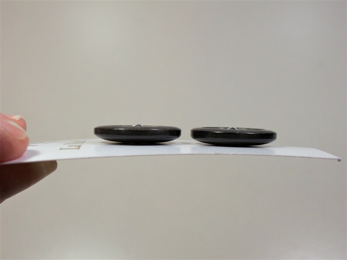 Marble Gray Buttons Gray Button x 2 Pieces Plastic Button 4 | Etsy