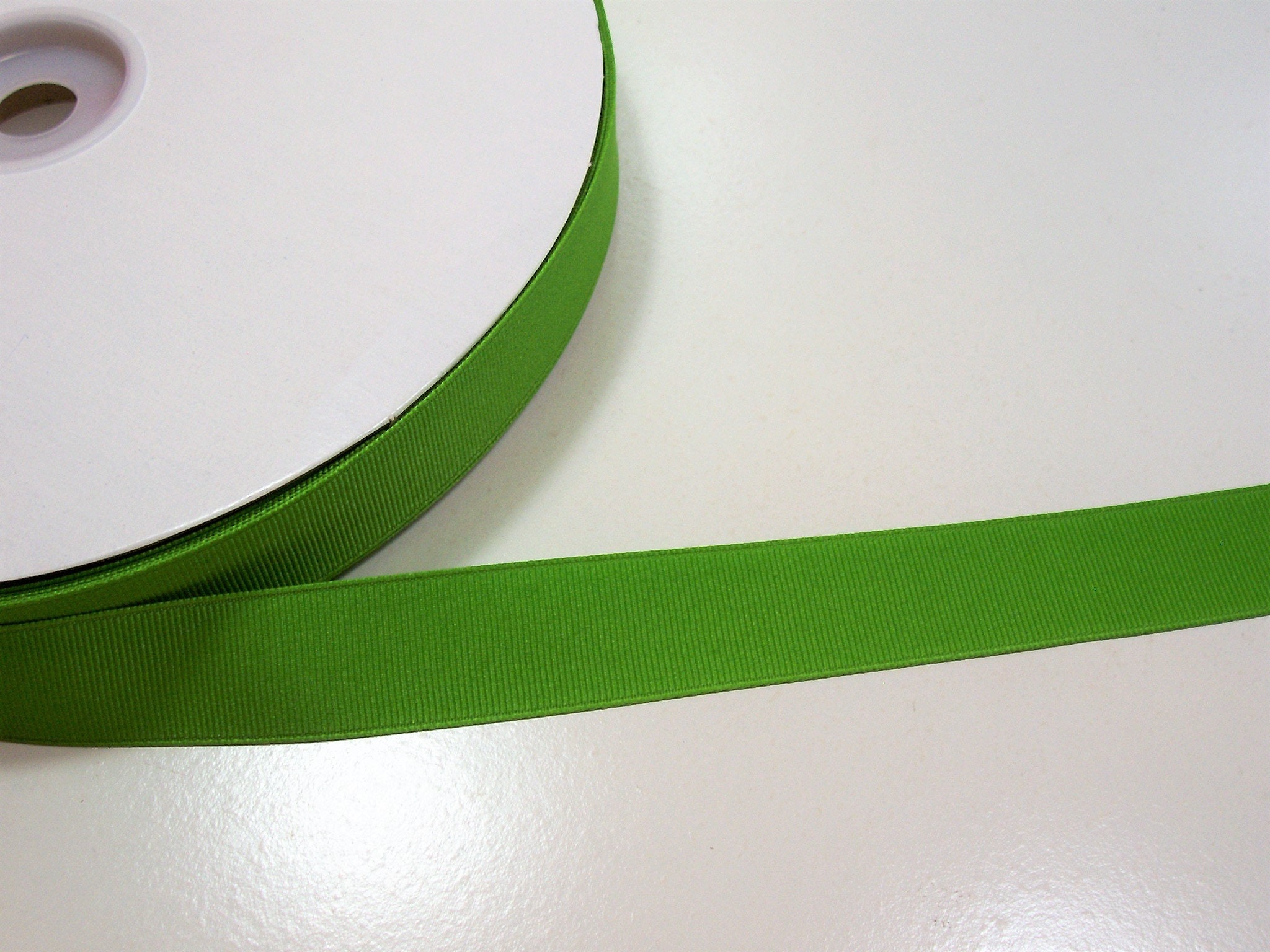 Green Ribbon Apple Green Grosgrain Ribbon 7/8 Inch Wide X 10 | Etsy