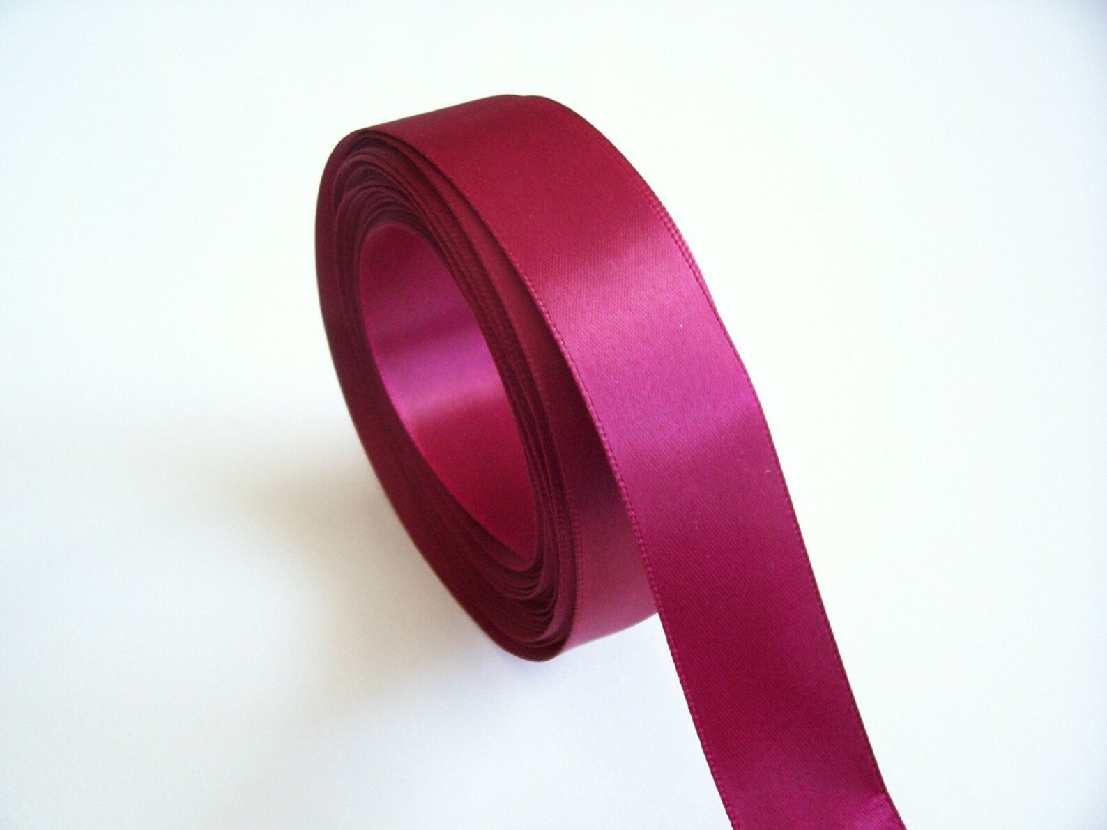 Burgundy Ribbon Double-faced Burgundy Satin Ribbon 7/8 Inch - Etsy