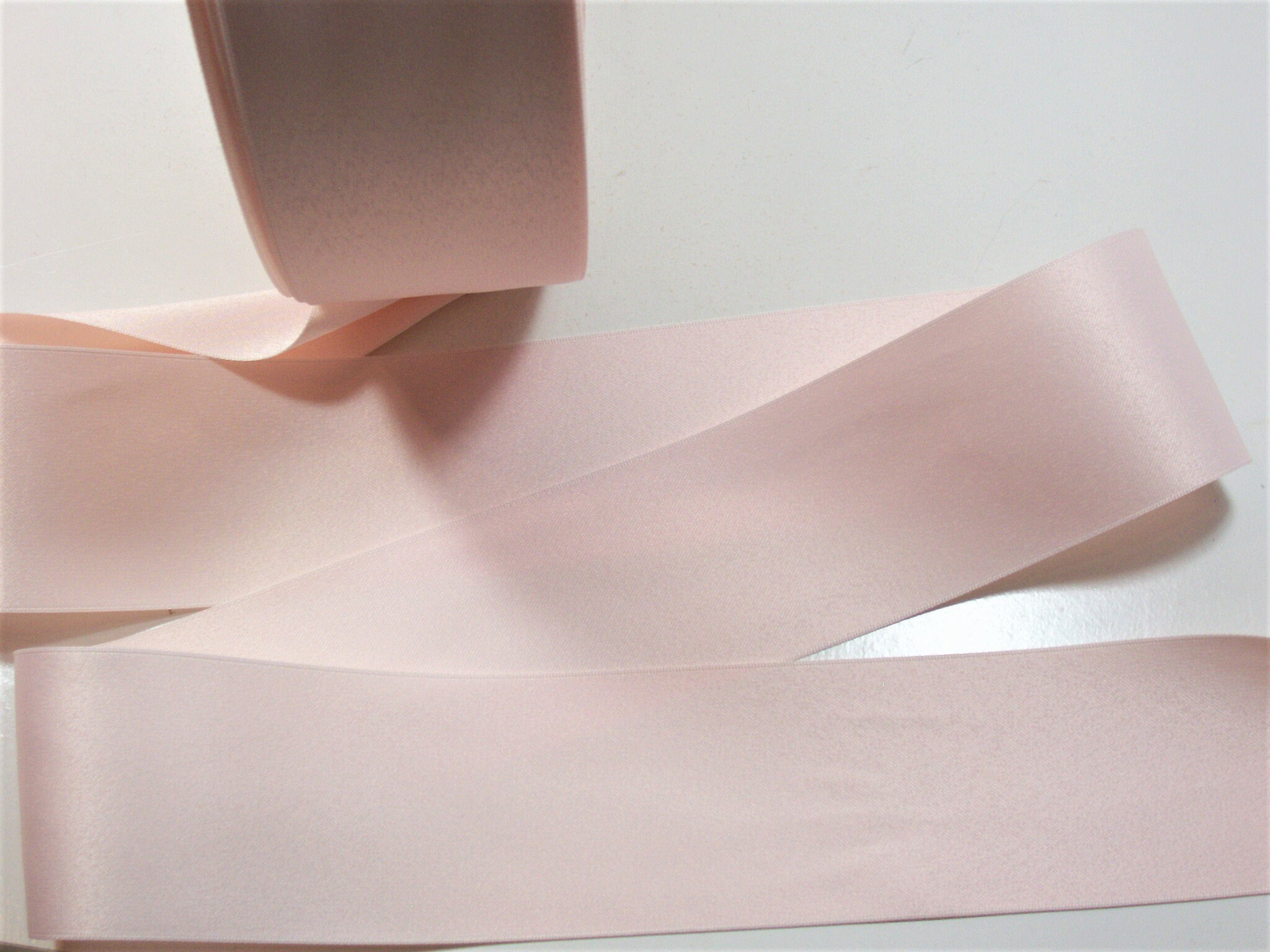 Pale Baby Pink Ribbon Double-faced First Kiss Pink Duchess - Etsy