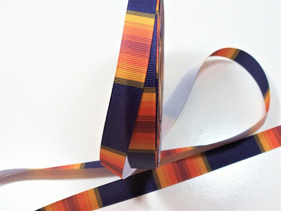 Horizontal Stripe Grosgrain Ribbon 5/8 inch wide x 10 yards | Etsy