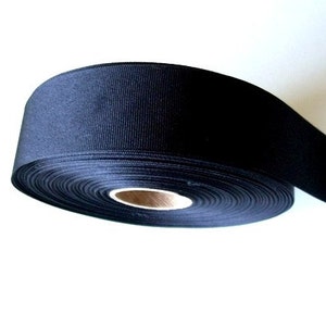 Black Ribbon, Black Grosgrain Ribbon 1 1/2 Inches Wide X 6 Yards ...