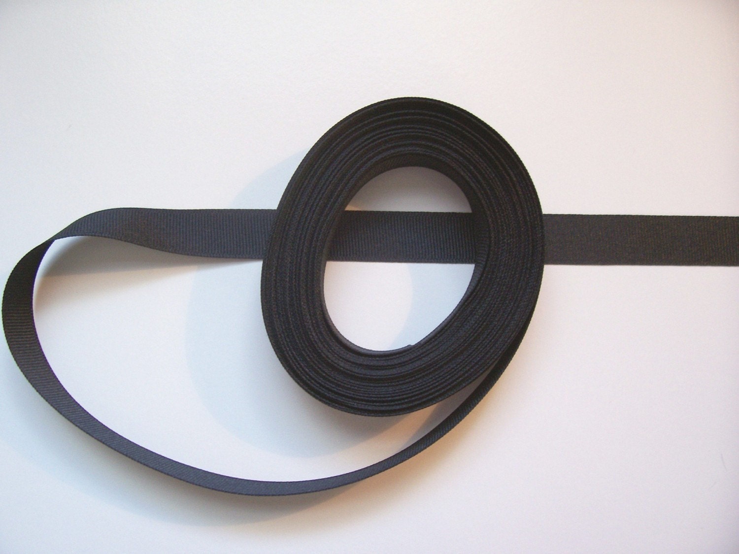 Black Ribbon Black Grosgrain Ribbon 5/8 Inch Wide X 5 Yards | Etsy