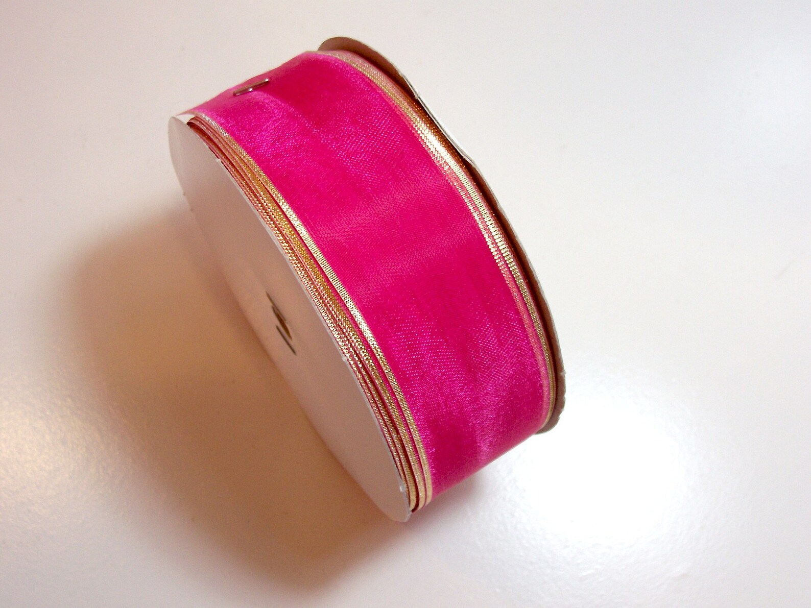 Sheer Pink Ribbon Shock Pink Organza Ribbon 1 1/2 inches wide | Etsy