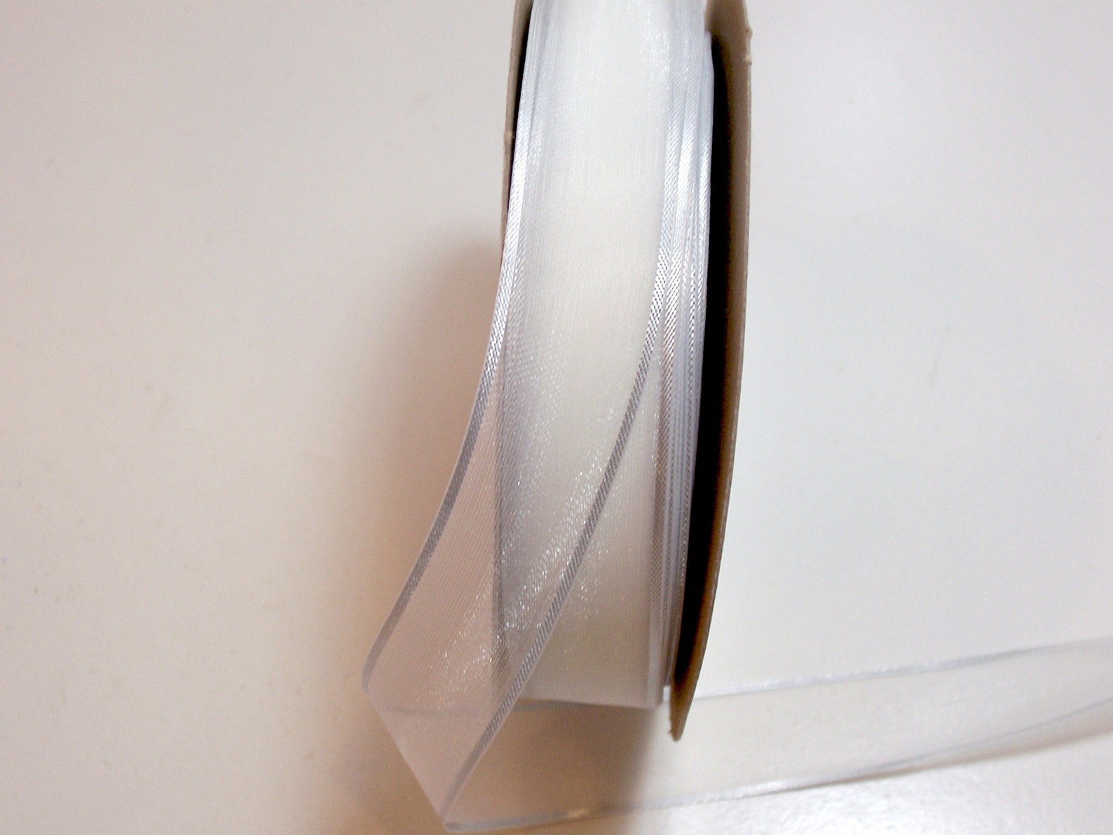 Sheer White Ribbon White Organza Ribbon 7/8 Inch Wide X 10 - Etsy